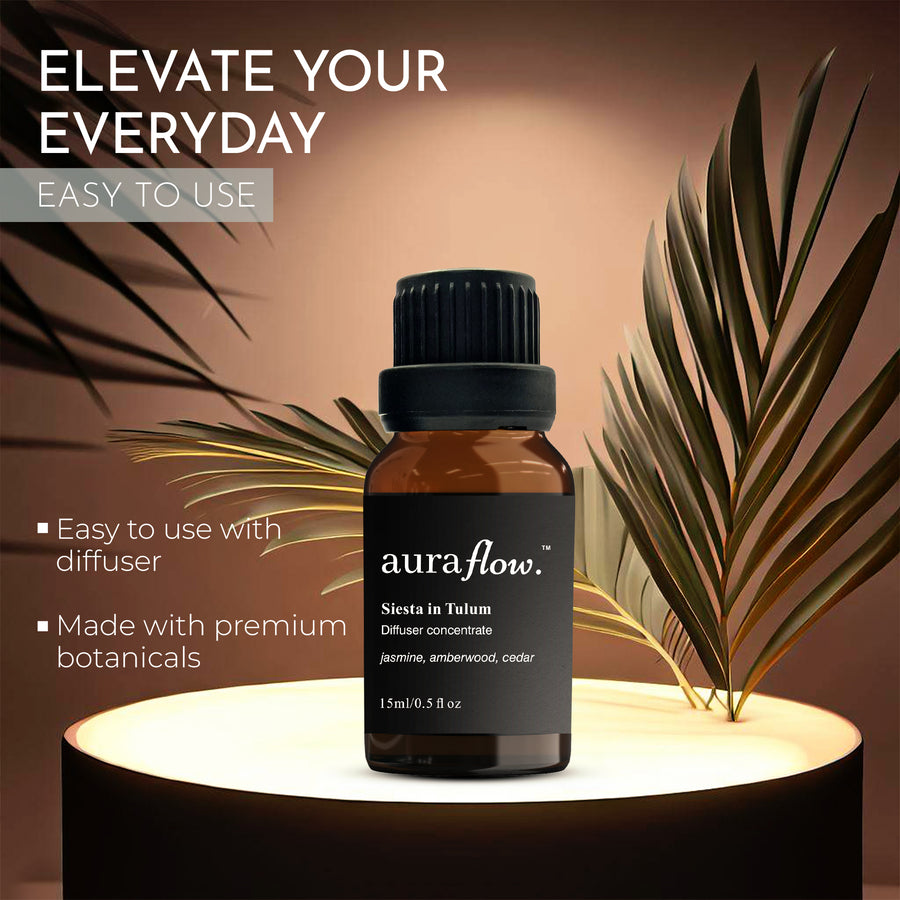 Siesta in Tulum Premium Diffuser Aroma - 15ml – Auraflow